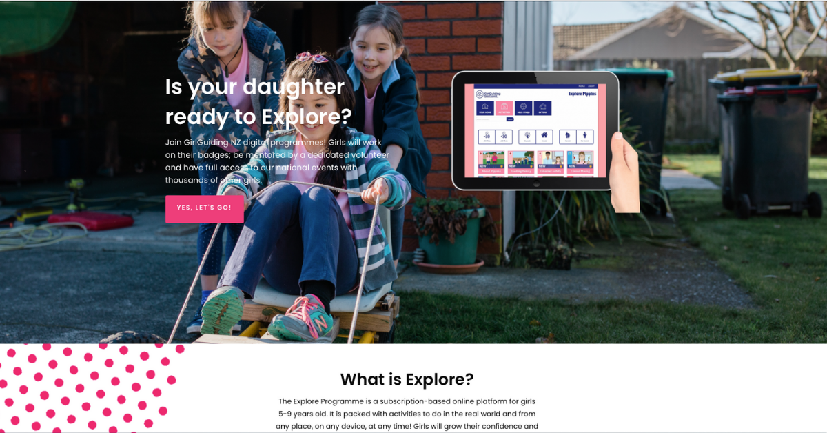 Explore - Digital Programme | GirlGuiding New Zealand - You be the Guide!